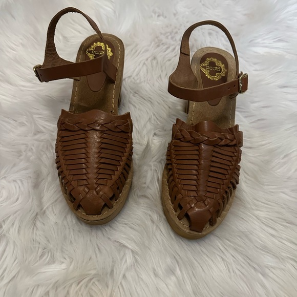 Ecote | Shoes | Ecote Brown Platform Sandals Size 9 | Poshmark